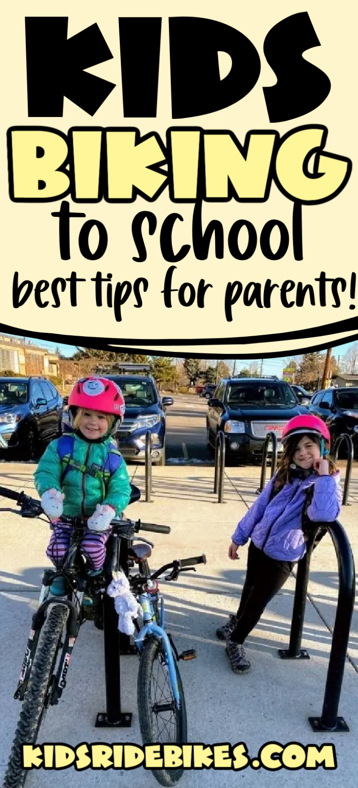 Kids Biking to School - Kids Ride Bikes
