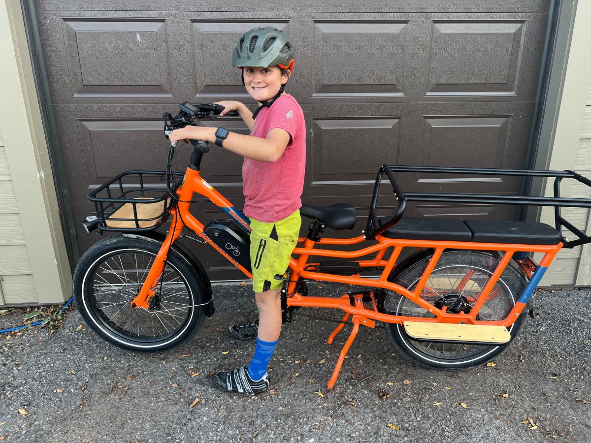 Family Cargo Bike: RadWagon 4 Review - Kids Ride Bikes